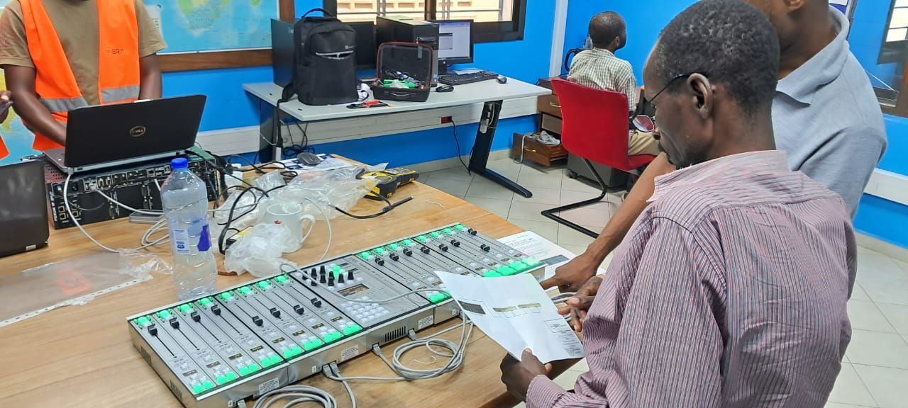 TBC Radio studios' IT and Technical team Training - Britt Broadcast Ltd