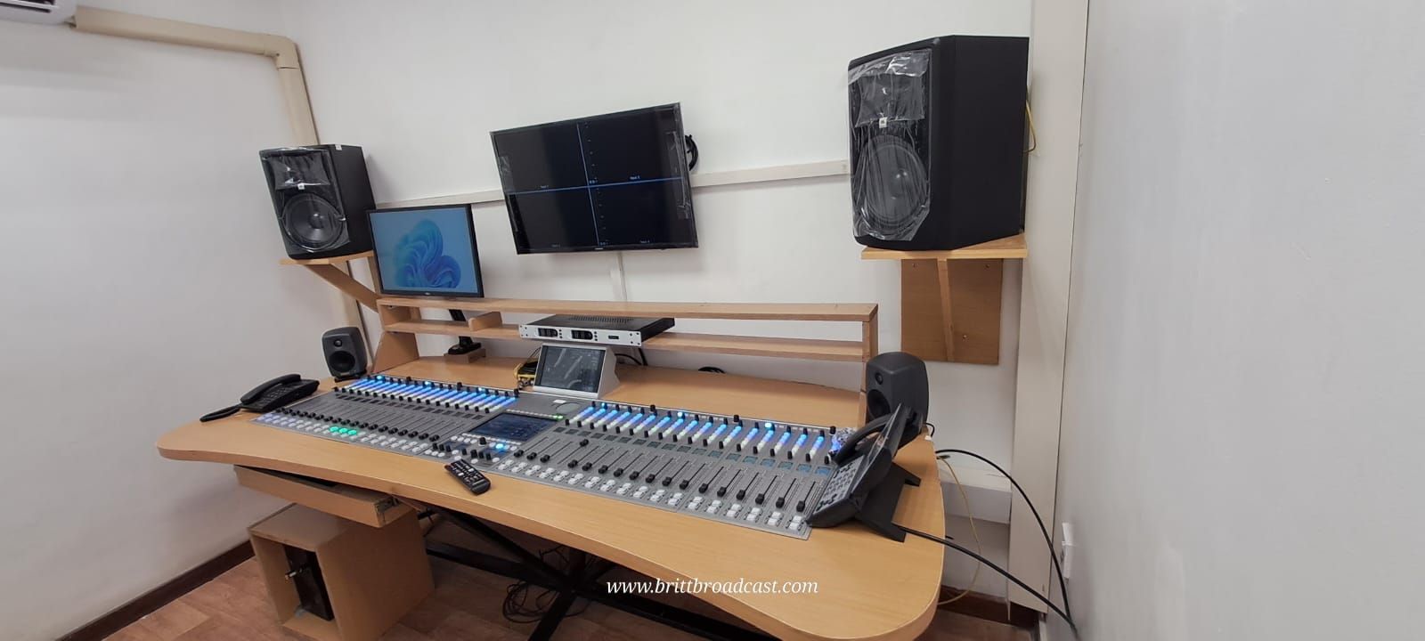 TBC Sound Room - Britt Broadcast Ltd